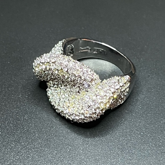 Camille Lucie | Jewelry | New Camille Lucie Silver Cubic Zirconia Ring ...